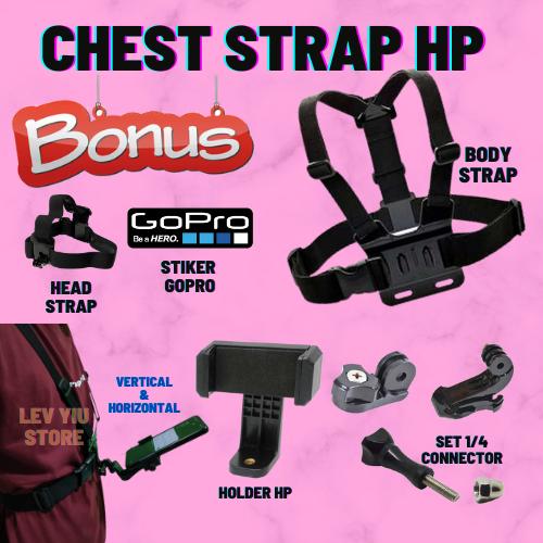 Jual Body Strap Hp Holder Handphone Mounting Dada Action Cam Gopro Hero ...