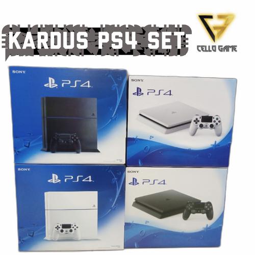 Jual DUS PS4 Fat SLIM BOX KARDUS PS 4 fat SLIM + dalaman - FAT, HITAM ...