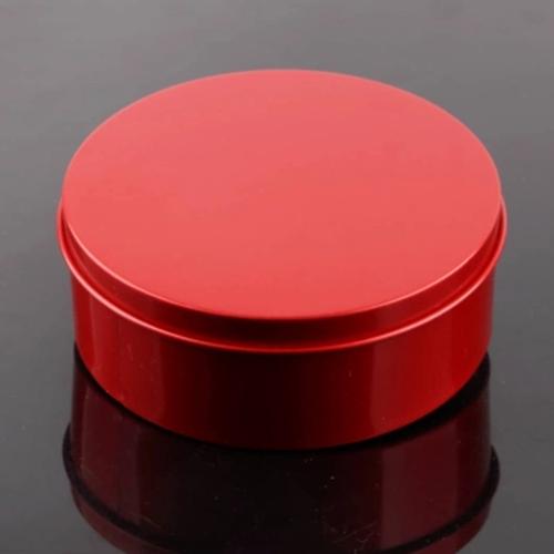 Jual Kaleng Bulat Merah & Emas / Tincan Kotak Cookies Red & Gold - RED ...