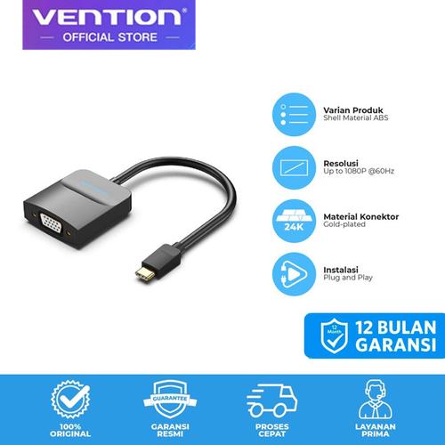 Jual Vention Converter Adapter Type C to VGA - TDF - Jakarta Barat ...