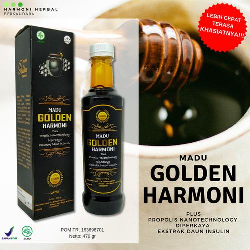 Jual Madu Hitam Pahit plus Propolis Nano Golden Harmoni Original BPOM ...