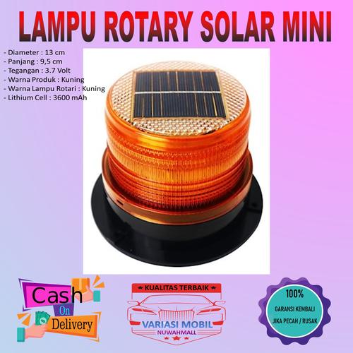Jual Lampu Rotari Rotary Solar Mini Lampu Rotary Tenaga Surya Matahari ...