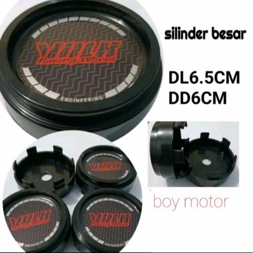 Jual tutup velg atau tutup AS roda fariasi motif volk racing wheel ...