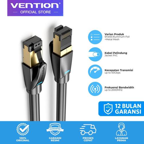 Jual Vention 15M Kabel LAN Cat.8 Ethernet Internet Network Patch - IKK - Jakarta Barat - Vention ...