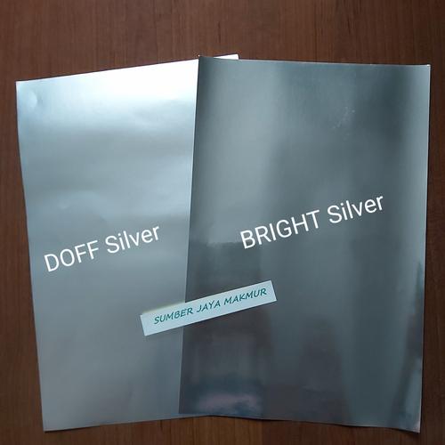 Jual Kertas Aluminum Foil Silver Perak 140 gsm - 21.5x33cm - Doff ...