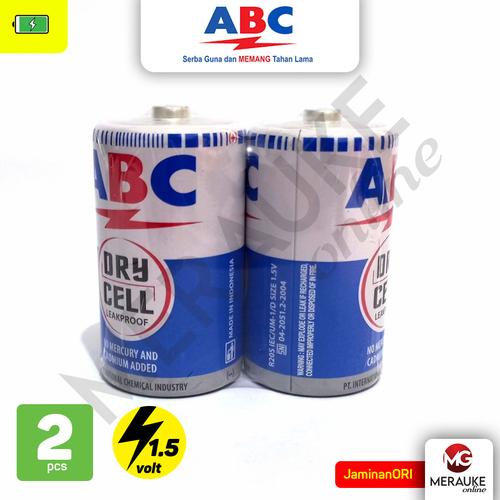 Jual Baterai ABC Biru Dry Cell R20S Besar - Isi 2 - Kota Bandung ...