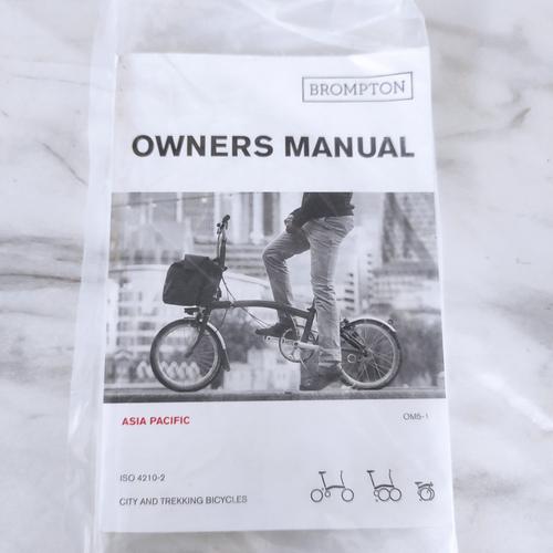 Jual buku manual brompton manual book brompton - Kota Surakarta ...