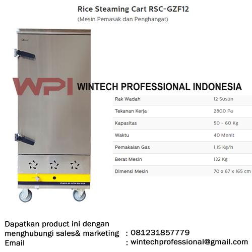 Jual FOMAC RSC-GZF12 Cooker & Rice Steaming Cart Atau Mesin Penanak Nasi - Jakarta Timur ...