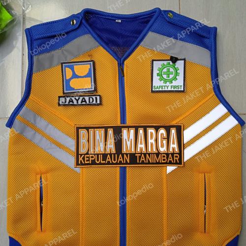 Jual rompi safety first bina marga rompi proyek rompi double mesh - XXL ...