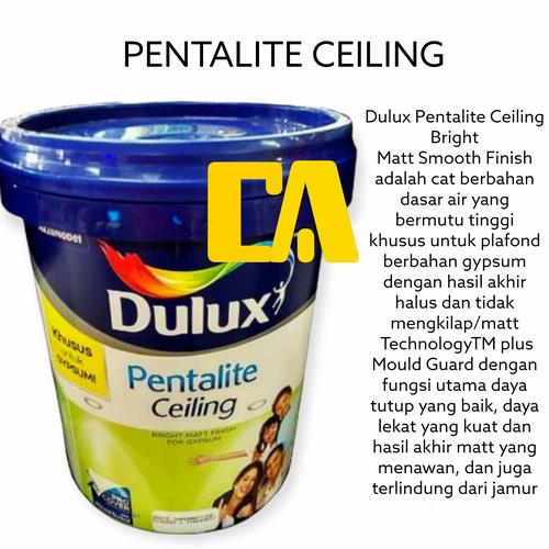 Jual DULUX PENTALITE CEILING WHITE SUPERMATT 5KG (GOJEK) - Jakarta ...