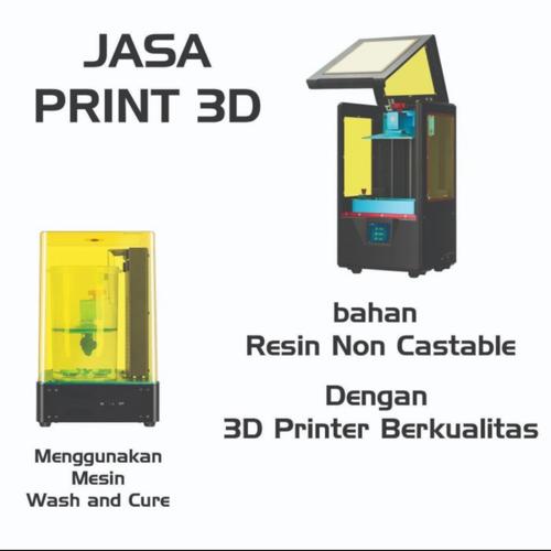 Jual Printing 3D Custom Resin SLA Cetak 3D Printer - Clear - Kota ...