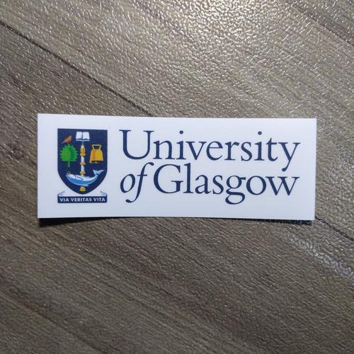 Jual Sticker Stiker Kampus University of Glasgow UK Inggris - Kota ...