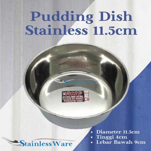 Jual Mangkok Pudding Stainless Tebal - Pudding 11,5cm - Jakarta Barat ...