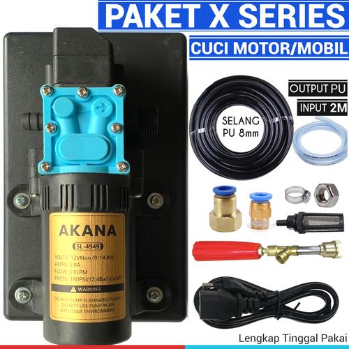 Promo Paket Pompa Box X6 Untuk Cuci Motor/Mobil - Otomatis Bertekanan ...