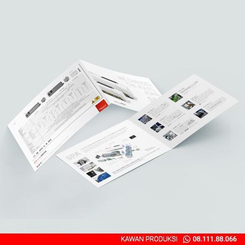 Jual Cetak Compro Bifold A4 Berdiri Lipat 2 AC 260 Ukuran Terbuka A3 ...