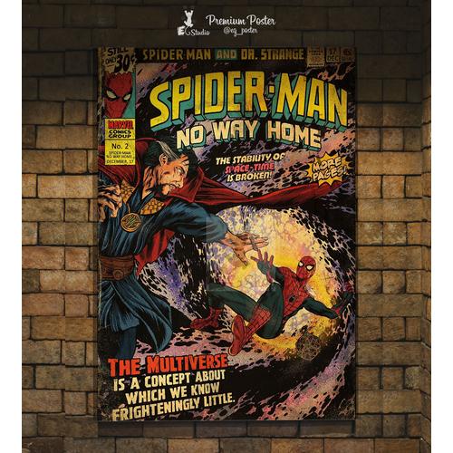 Jual Poster Film - Spider-Man: No Way Home - Comic Version - A3 Plus ...