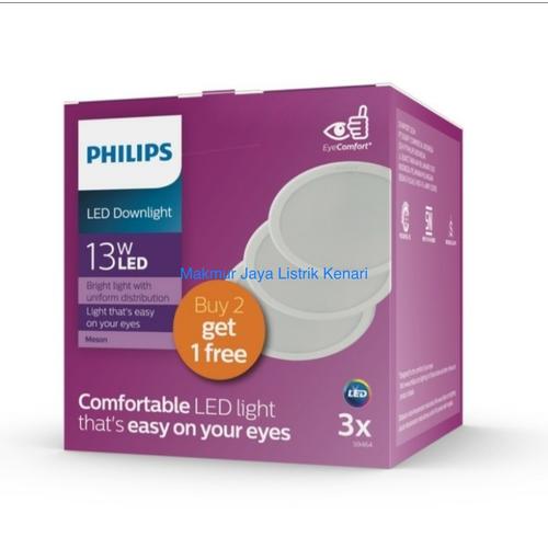 Jual Philips PACK Meson 59464 125 13W 13 Watt LED Downlight Inbow Bulat - 13 watt, Putih ...
