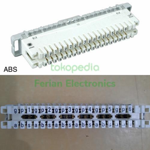 Jual Terminal LSA Plus ABS Module & Label Holder Hinged LSA Krone - Kab ...