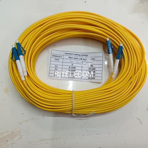 Jual path cord LC to LC 30 meter duplex singlemode/ kabel optik LC LC ...