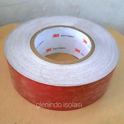 Jual Sticker-Stiker reflektif 3M 610 Scotlite merah 2 inch x 45 meter ...