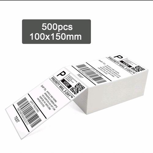 Jual LABEL BARCODE DIRECT THERMAL | KEMASAN BUKU LIPAT |100x150 ISI 500 ...