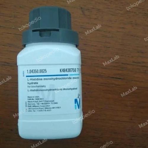 Jual Histidina (His), L-Histidine monohydrochloride, Merck, 25 gram ...