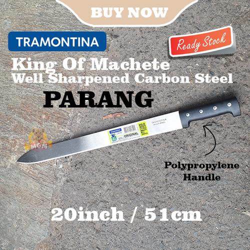 Jual Made in Brazil HITAM Tramontina parang 51cm Machete 20in Bush ...