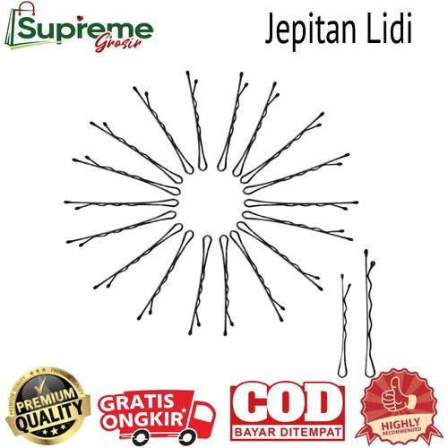 Jual Bobby Pins Penjepit Rambut Lidi Hitam 5,5cm isi 144 pcs - Jakarta ...