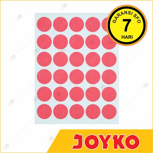 Jual Label Bulat Merah Joyko SALB-1717 - 16 mm Self Adhesive Sticker ...