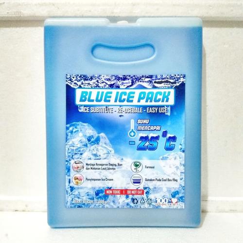 Jual Ice Pack Blue Ice Jumbo Besar 30x22x3cm Blue Icepack Pengganti Dry ...