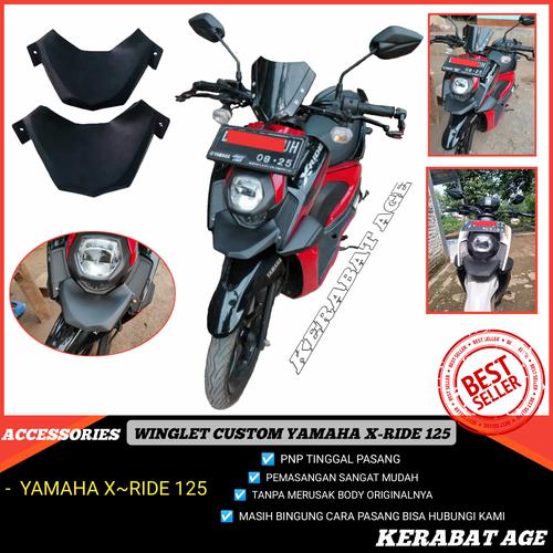 Jual AKSESORIS X RIDE 125 WINGLET SIMPLE VARIASI CUSTOM XRIDE 125CC ...