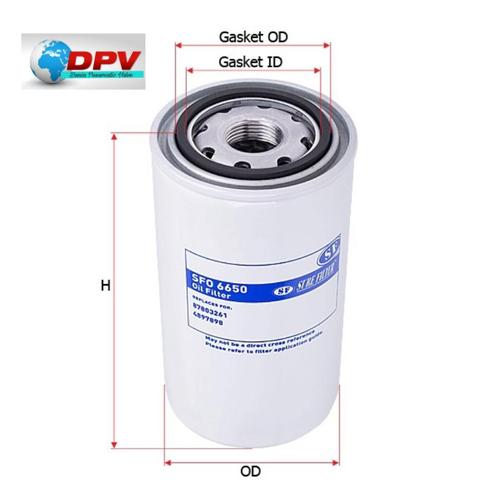 Jual SURE SFO 6650 SFO6650 SFO-6650 OIL FILTER 87803261 4897898 2992242 ...