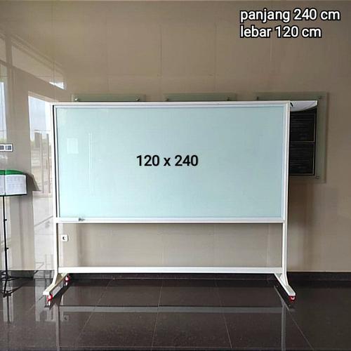 Jual Whiteboard standing 120 x 240 cm glasboard - Jakarta Timur - Toko ...