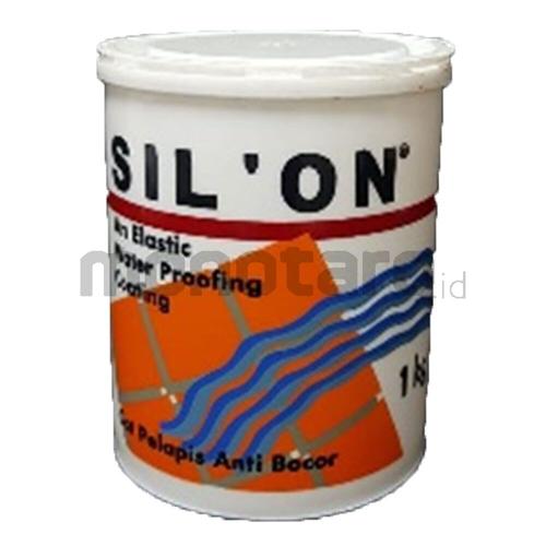 Jual SIL'ON WATERPROOFING / CAT PELAPIS ANTI BOCOR ABU- ABU 1 KG - Kota ...