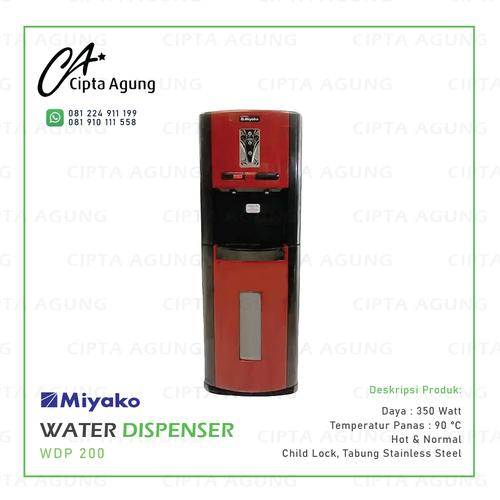 Promo DISPENSER GALON BAWAH MIYAKO WDP 200 WDP-200 WDP200 HOT & NORMAL ...