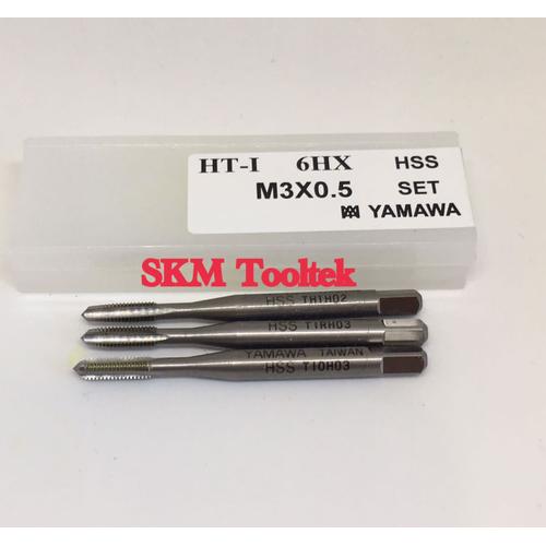 Jual Hand Tap HSS Yamawa M3 x 0.5 (1 set 3pcs) - Jakarta Barat - SKM Tooltek | Tokopedia