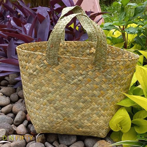 Jual Tas purun/bakul anyaman purun/hampers/parcel/hadiah/souviner/Size ...