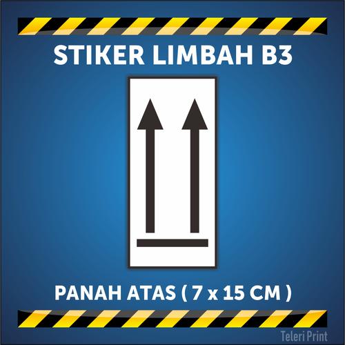 Jual Stiker Limbah B3 PANAH ATAS ( 7 x 15 CM ) - Kab. Tangerang ...