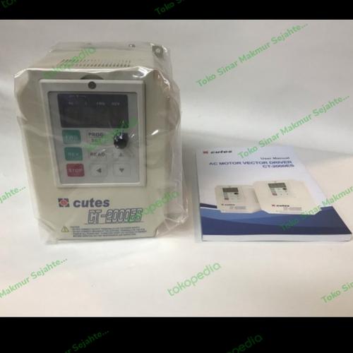 Jual Cutes inverter 1.5 kw input 1 phase output 3 phase ct 2002es-1A5 ...