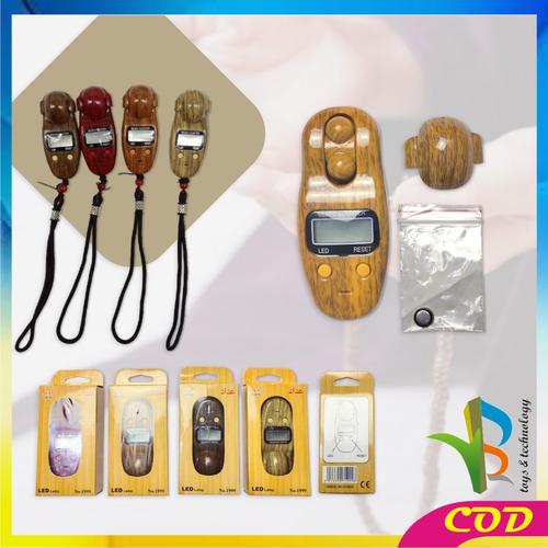 Jual RB-C383 Tasbih Digital Kayu / Tasbih Digital Premium Mini Tally Counte - BULAT, 02 - Kab ...