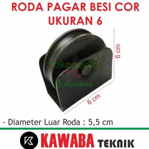 Jual Roda Pagar Besi Cor UK 6 cm - Rel siku - Kab. Tegal - D_dynamo ...