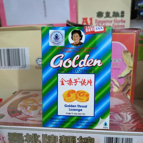 Jual Golden Throat Lozenge ( Permen Pelega Tenggorokan - Jakarta Utara ...