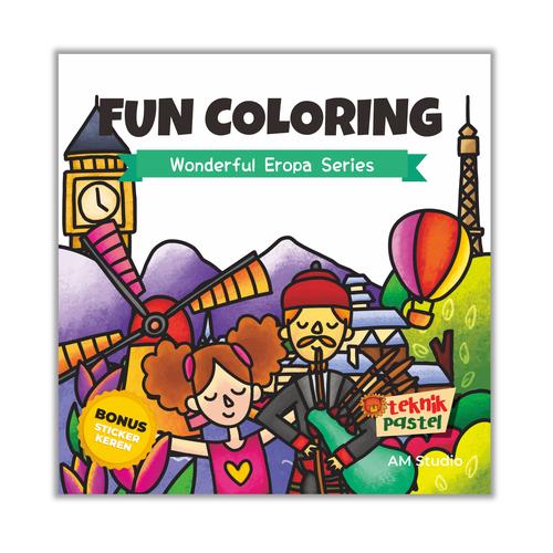Jual BUKU ANAK : FUN COLORING; WONDERFUL EROPA SERIES : BUKU MEWARNAI ...