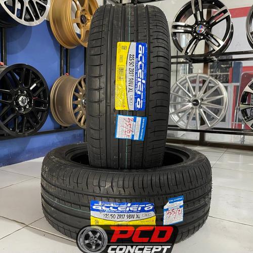Jual BAN MOBIL UKURAN 225 50 R17 | 225/50 RING 17 ACCELERA PHI-R ...