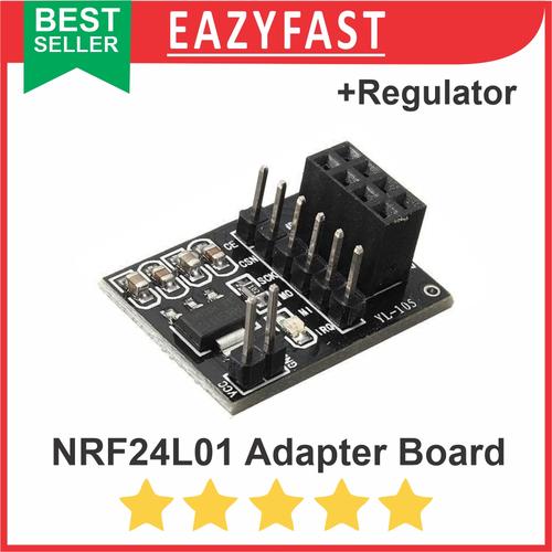 Jual NRF24L01 Socket Adapter Board Converter Arduino with 3.3V ...