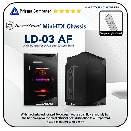 Jual Casing PC Gaming Silverstone LD03-AF Air Flow Mini ITX Micro ATX - Jakarta Barat - Prisma ...