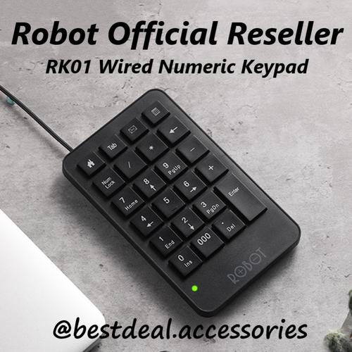 Jual Robot RK01 Wired Numeric Keypad Black Tombol Multimedia Original ...