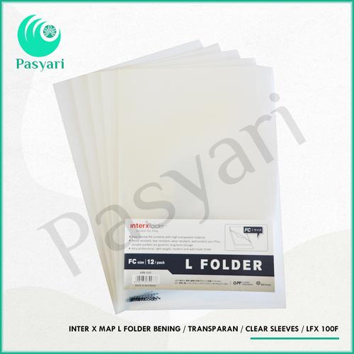 Jual Inter x Map L Folder Bening / Transparan / Clear Sleeves / LFX ...