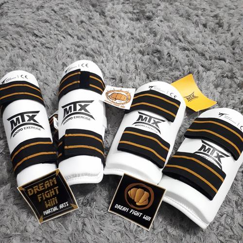 Jual arm & shin guard mtx sepaket deker kaki tangan taekwondo beladiri ...