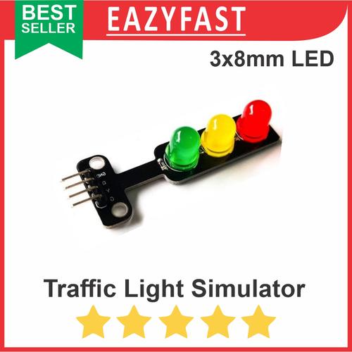 Jual Traffic Light Simulator Lampu Lalu Lintas 3 x 8MM Led Module - Kab ...